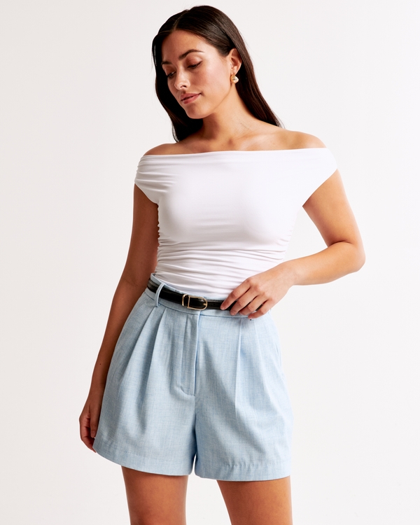 Women's Curve Love Fit Shorts | Abercrombie & Fitch