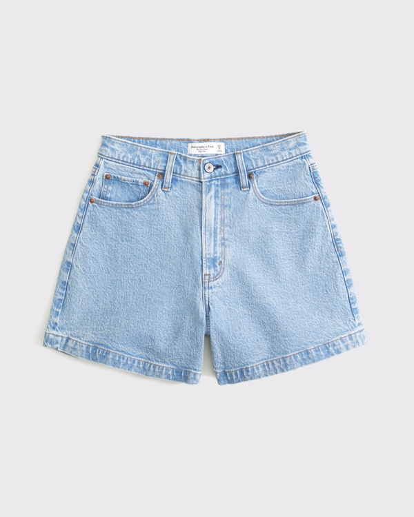 Women's High Rise Dad Shorts | Abercrombie & Fitch