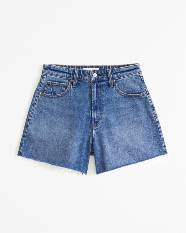 Women's High Rise Dad Shorts | Abercrombie & Fitch