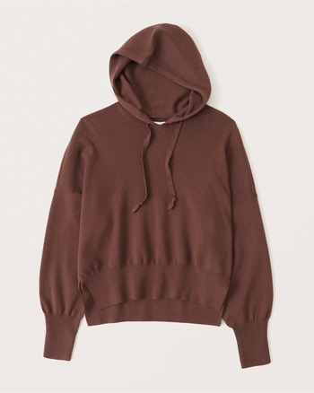 Mujer Suéter con capucha LuxeLoft | Mujer Liquidación | Abercrombie.com
