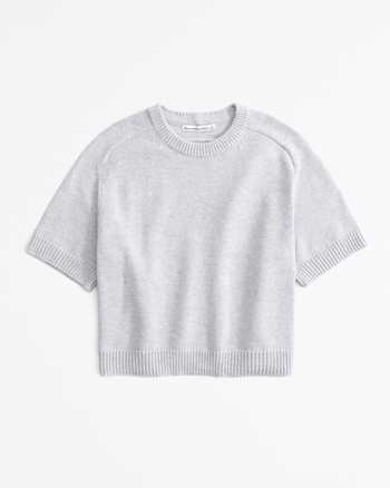 Women's The A&F Madeline Crew Sweater Tee | Women's Clearance ...