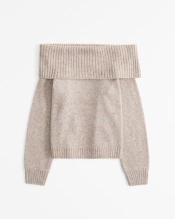 Women's Off-The-Shoulder Sweater | Women's Clearance | Abercrombie.com