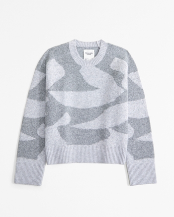 Women's The A&F Madeline Crew Sweater | Women's Clearance | Abercrombie.com