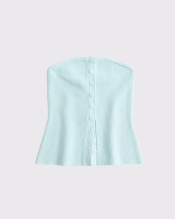 Women's Ottoman Button-Front Tube Top | Women's Tops | Abercrombie.com