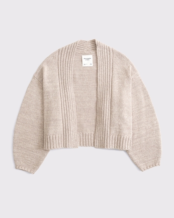 Women's Barrel Sleeve Non-Closure Cardigan | Women's Tops | Abercrombie.com
