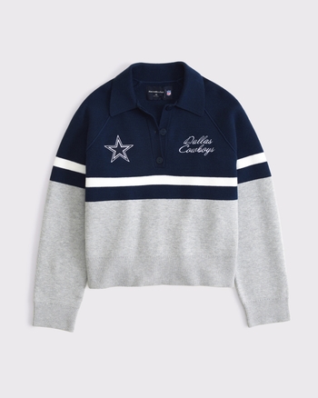Mujer Polo estilo suéter LuxeLoft de los Dallas Cowboys | Mujer Prendas ...