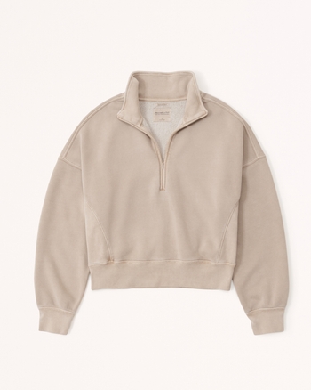 Women's Essential Sunday Half-Zip | Women's Clearance | Abercrombie.com