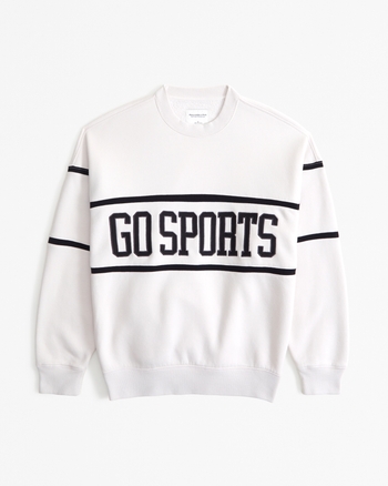 Women's Go Sports Graphic Vintage Sunday Crew | Women's Tops ...
