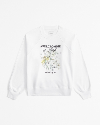 女裝 Logo Classic Sunday Crew | 女裝 Sale | Abercrombie.com