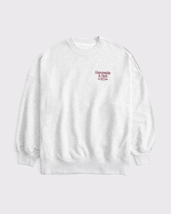 Women's Logo French Terry Oversized Sunday Crew | Women's Sale ...