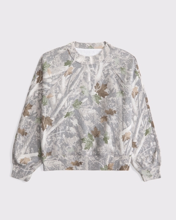 Women's Raglan Classic Sunday Crew | Women's Tops | Abercrombie.com