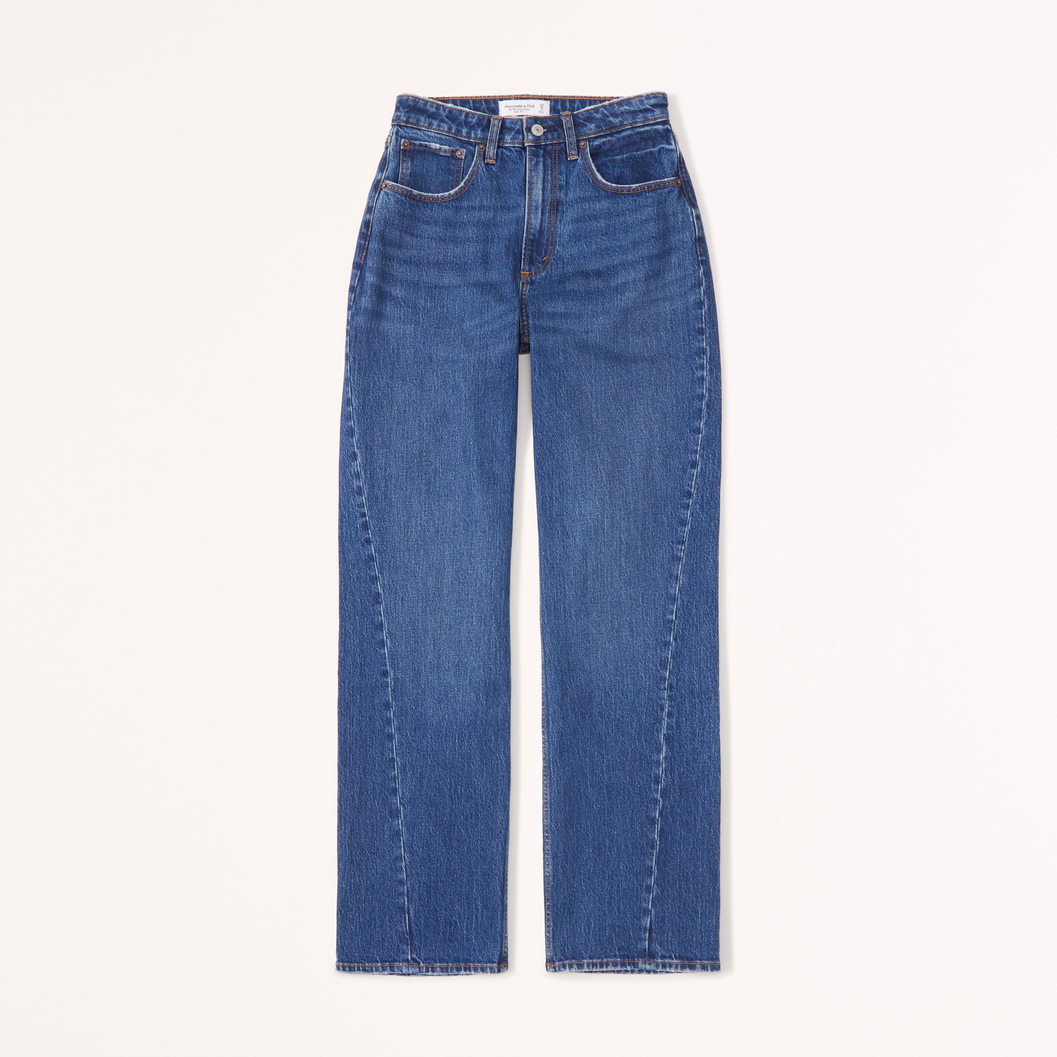 Abercrombie & Fitch Curve Love High Rise Twisted Seam 90s Relaxed Jean ...