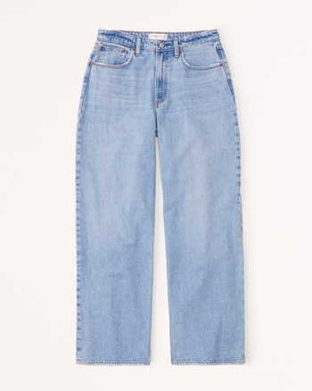 Womens Curve Love Mid Rise Ultra Wide Leg Jean Womens Clearance
