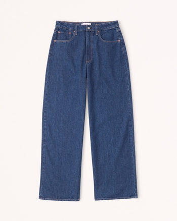 Womens Curve Love Mid Rise Ultra Wide Leg Jean Womens Bottoms