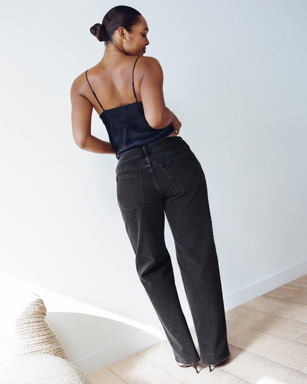 Women's Curvy Jeans & Denim | Abercrombie & Fitch Women's Curvy Jeans & Denim | Abercrombie & Fitch