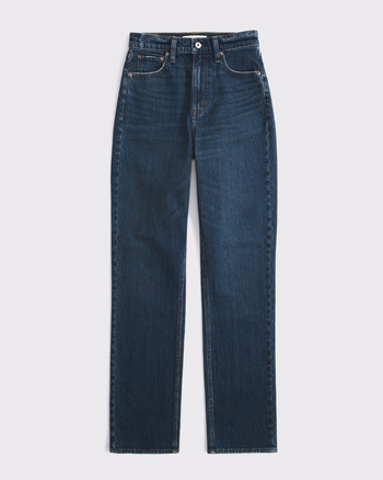 Women's Ultra High Rise 90s Straight Jean | Women's Bottoms | Abercrombie.com