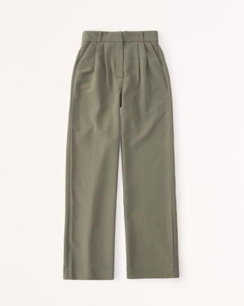 Women's Curve Love A&F Sloane Tailored Pant | Women's Clearance ...