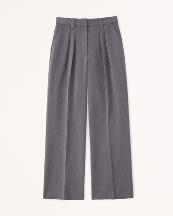 Femme Tailored Ultra Wide-Leg Pant | Femme Bas | Abercrombie.com
