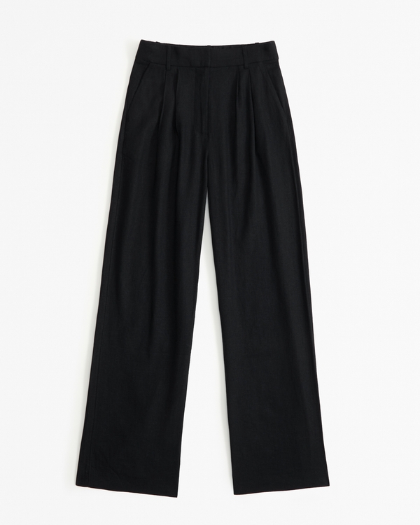 Women's A&F Sloane Tailored Linen-Blend Pant | Women's Clearance ... Women's A&F Sloane Tailored Linen-Blend Pant | Women's Clearance ...