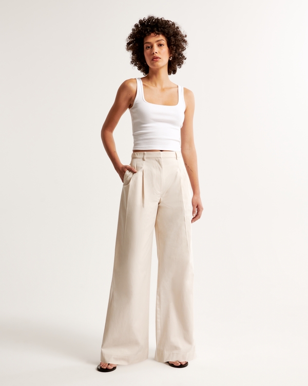 Women's Wide Leg Pants | Abercrombie & Fitch