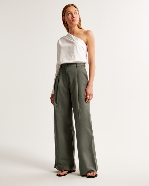 Women's Wide Leg Pants | Abercrombie & Fitch