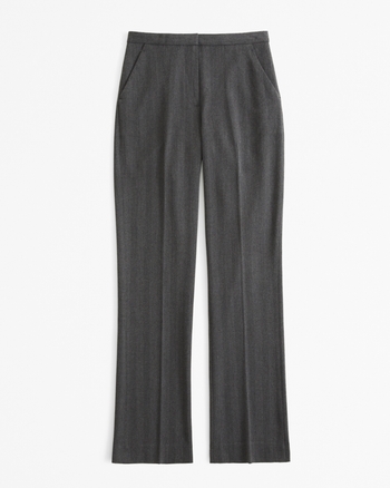 Women's High Rise Clean Boot Trouser | Women's Clearance | Abercrombie.com