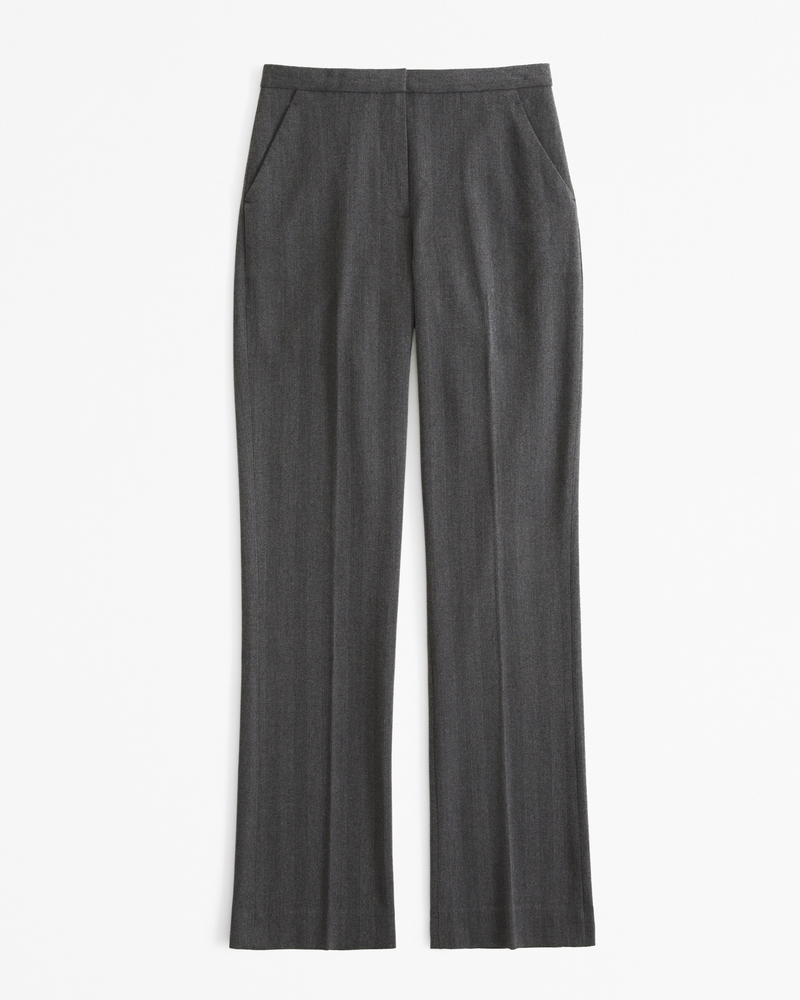 Women's High Rise Clean Boot Trouser | Women's Clearance | Abercrombie.com