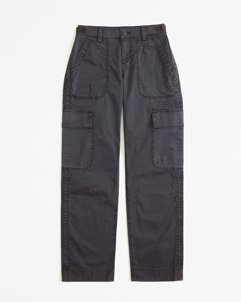 Femme Mid Rise Baggy Utility Pant | Femme Bas | Abercrombie.com