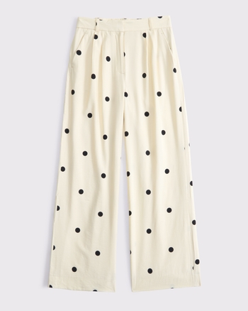 Women's A&F Sloane Crepe Tailored Wide Leg Pant | Women's Bottoms ...