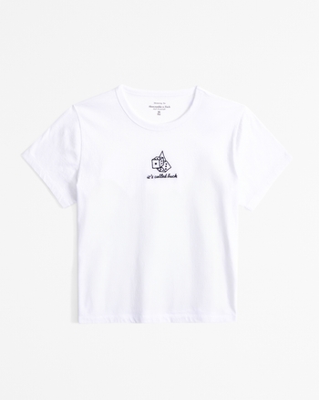 Women's Short-Sleeve Dice Graphic Skimming Tee | Women's Clearance ...