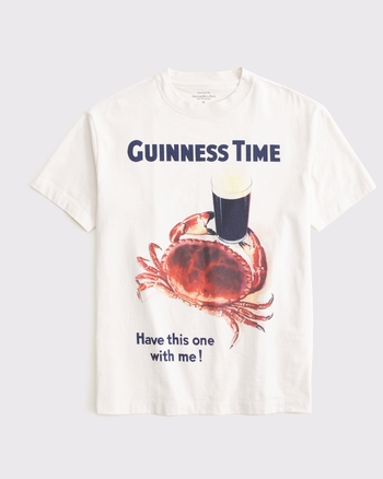 Women's Oversized Guinness Graphic Tee | Women's Tops | Abercrombie.com