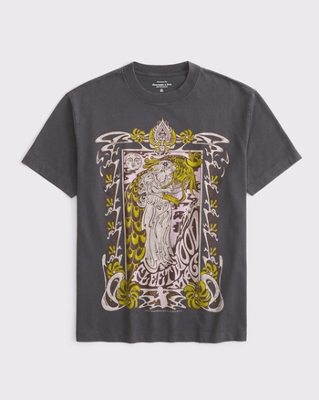 Women's Oversized Fleetwood Mac Graphic Tee | Women's Clearance | Abercrombie.com