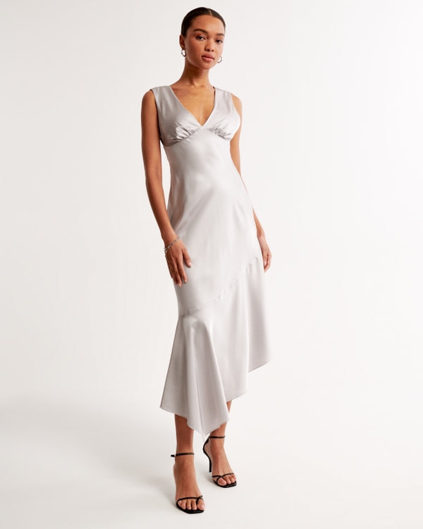 Womens Midi Dresses Mid Length Abercrombie And Fitch