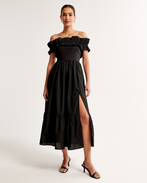 Women's Midi Dresses | Mid Length | Abercrombie & Fitch