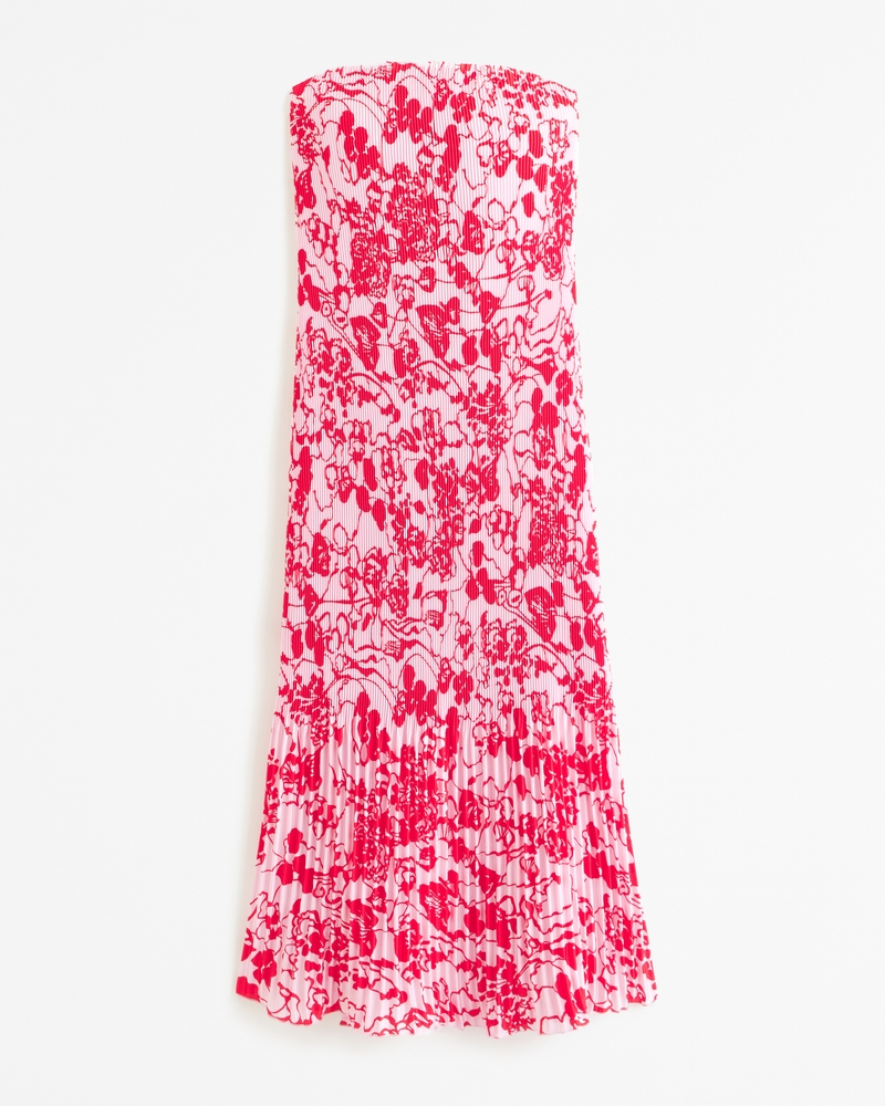 Women's The A&F Giselle Pleat Release Midi Dress | Women's Clearance ...