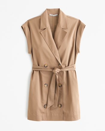 Women's Mini Trench Dress | Women's Clearance | Abercrombie.com