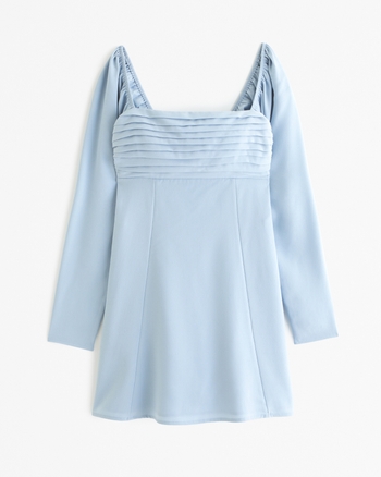 Womens The Aandf Emerson Crepe Long Sleeve Mini Dress Womens