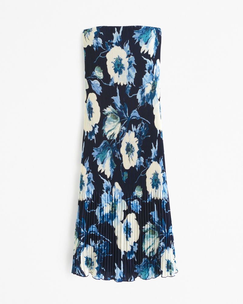 Women's The A&F Giselle Pleat Release Maxi Dress | Women's Clearance ...