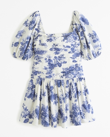 Women's The A&F Emerson Drop-Waist Mini Dress | Women's Clearance ...