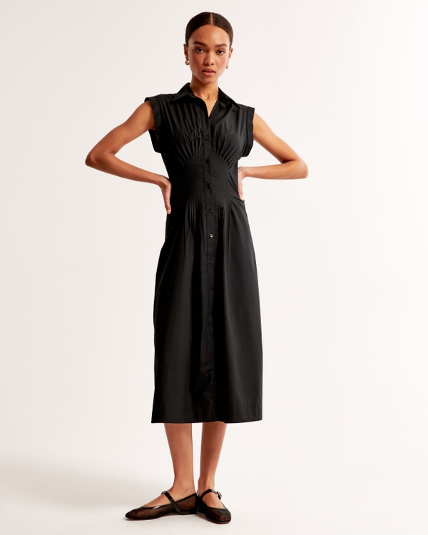 Women's Midi Dresses | Mid Length | Abercrombie & Fitch