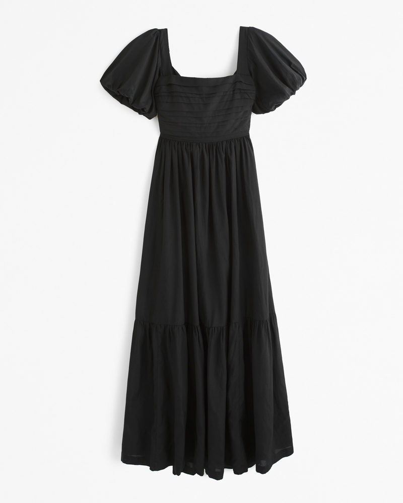 Women's The A&F Emerson Drama Bow-Back Maxi Dress | Women's Clearance ...