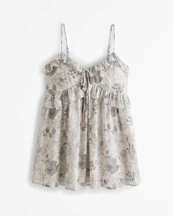 Women's Ruffle Tie Mini Dress | Women's Clearance | Abercrombie.com