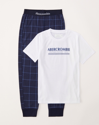 garçons ensemble pyjama jogger | garçons pyjamas | Abercrombie.com