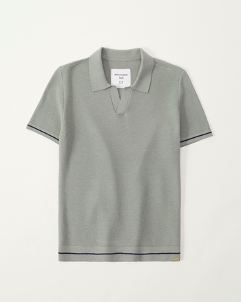 niños suéter polo con cuello Johnny | niños prendas superiores | Abercrombie.com