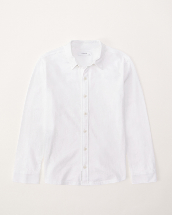 boys button-up shirts | abercrombie kids