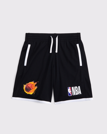 boys nba graphic shorts | boys bottoms | Abercrombie.com
