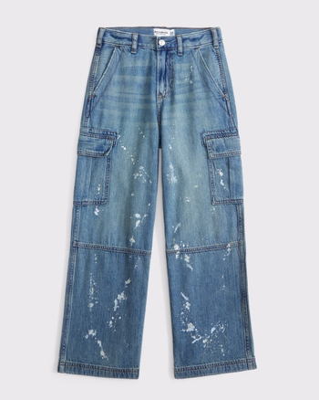 garçon Jean cargo ultra ample | garçon bas pour garçon | Abercrombie.com