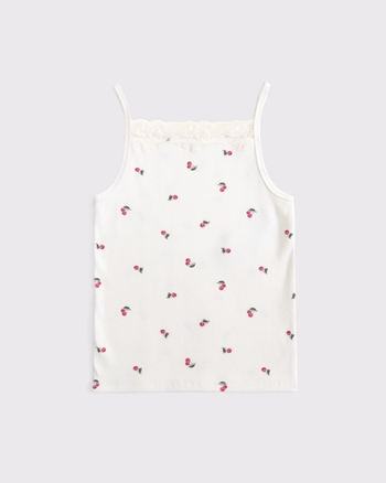 girls apron lace tank | girls clearance | Abercrombie.com