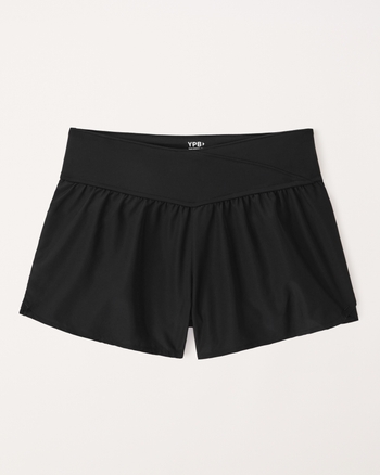 girls ypb cross-waist shorts | girls clearance | Abercrombie.com