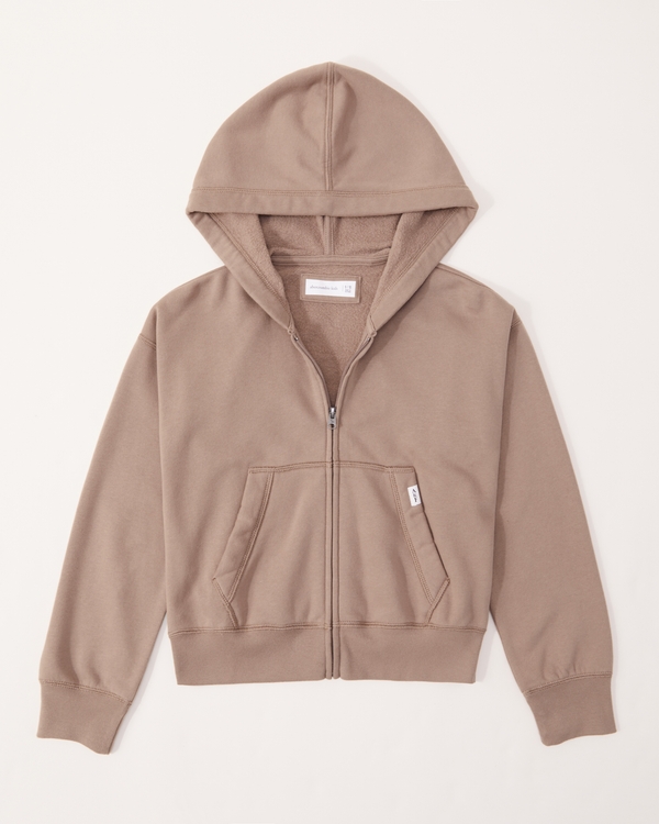 girls zip up hoodies | abercrombie kids